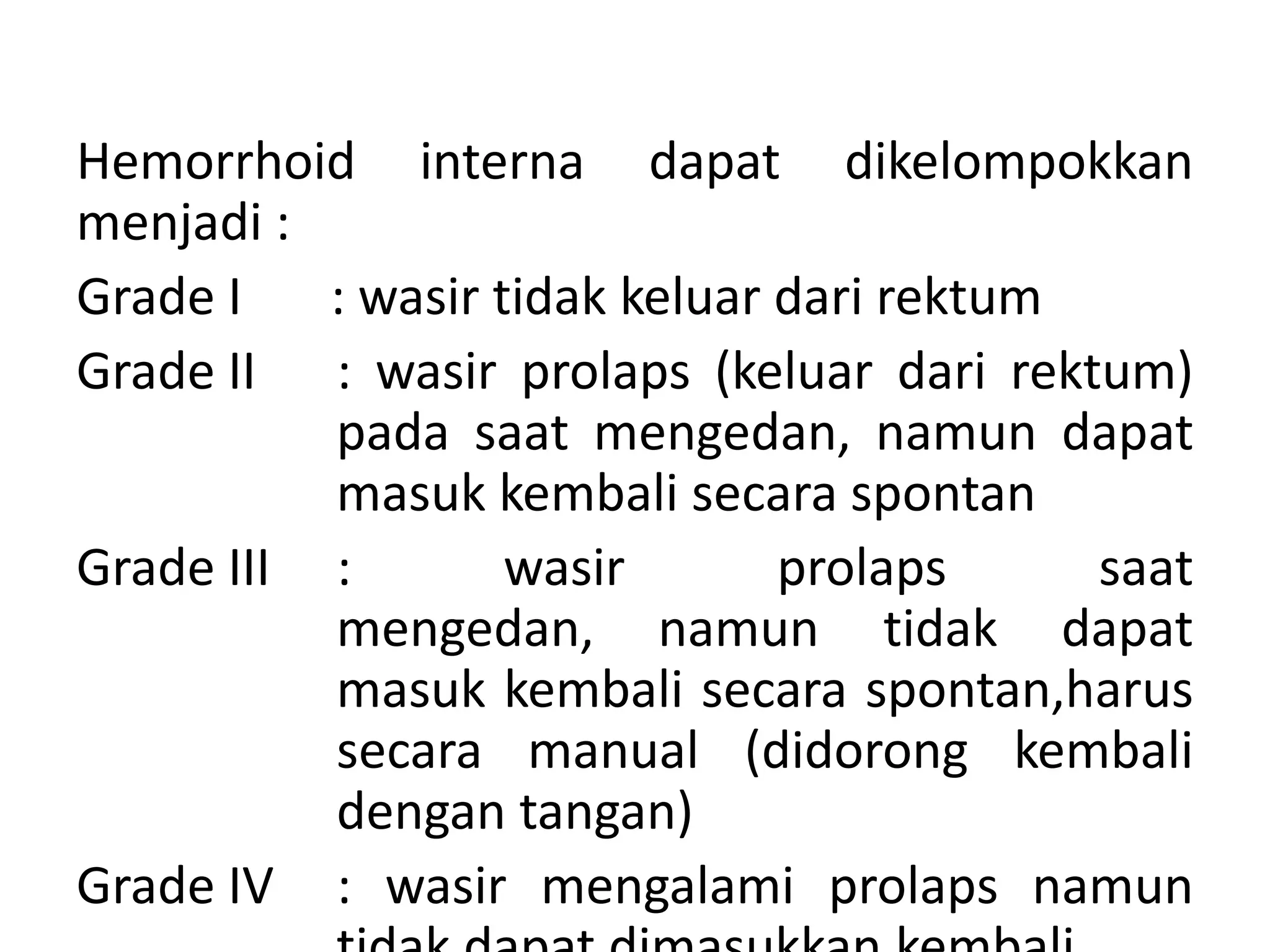 Hemorrhoid (wasir) | PPTX