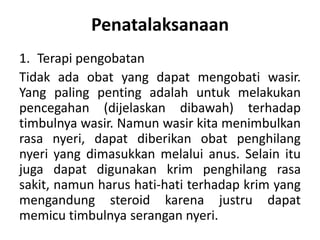 Hemorrhoid (wasir) | PPTX