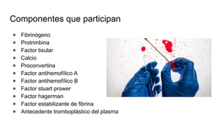 HEMOSTASIA Y COAGULACION. HEMATOLOGÍA.pptx