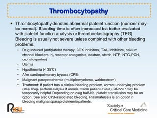 Hemostasis | PPT | Blood Disorders | Diseases and Conditions