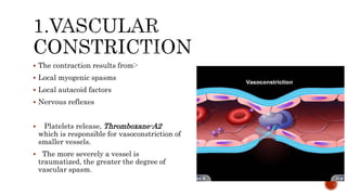 Hemostasis and methods to control bleeding | PPTX
