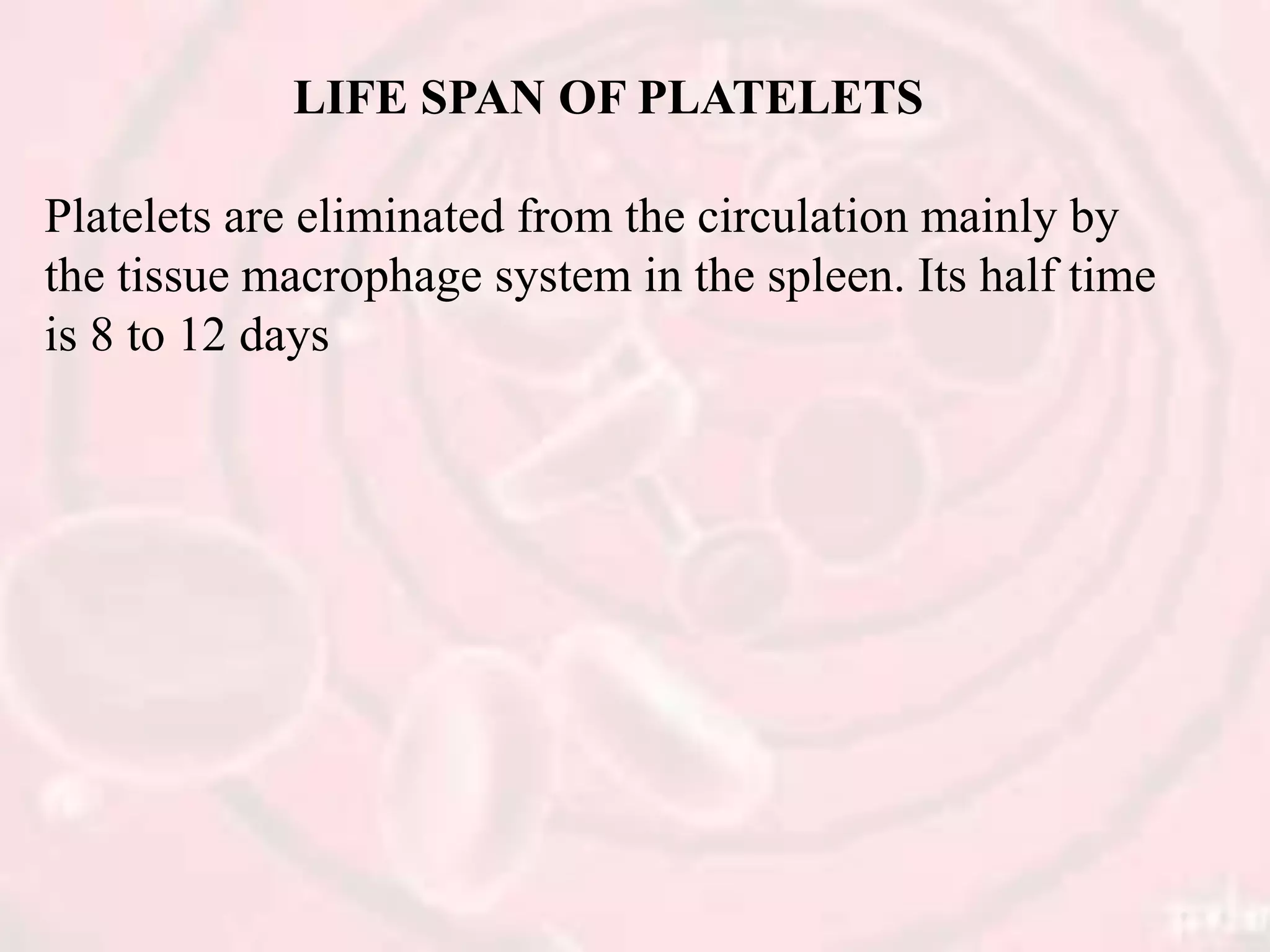 HEMOSTASIS /stages of hemostasis / Formation of platelet plug ...