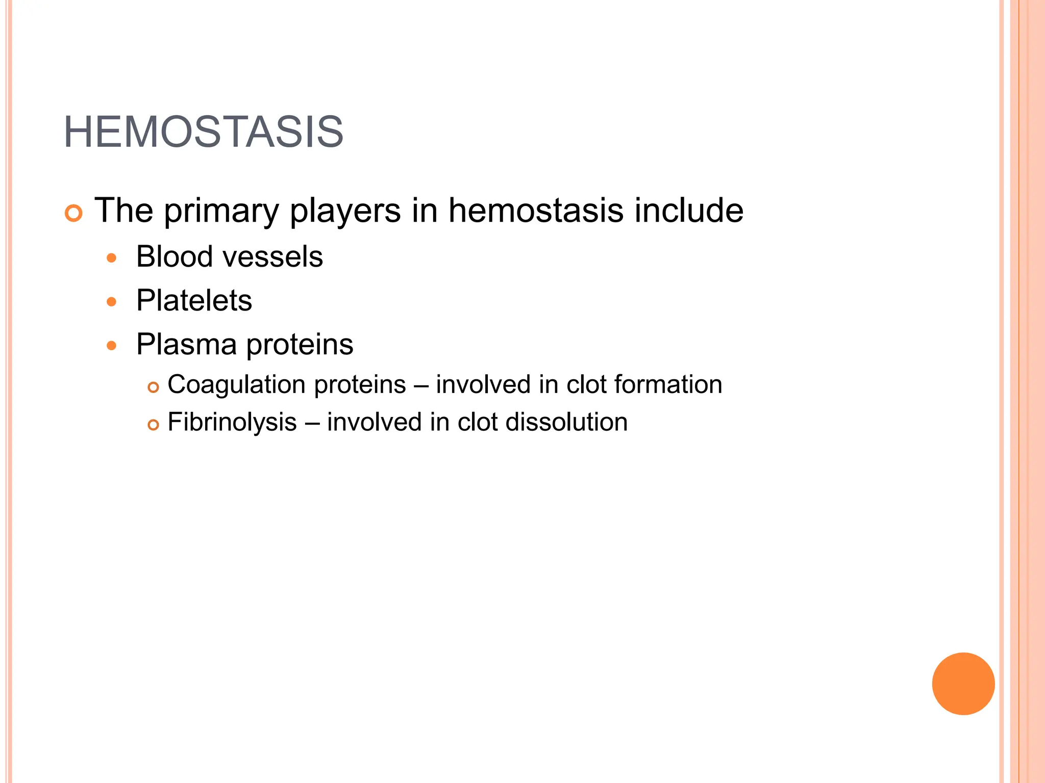 Hemostasis what means and classification | PPT