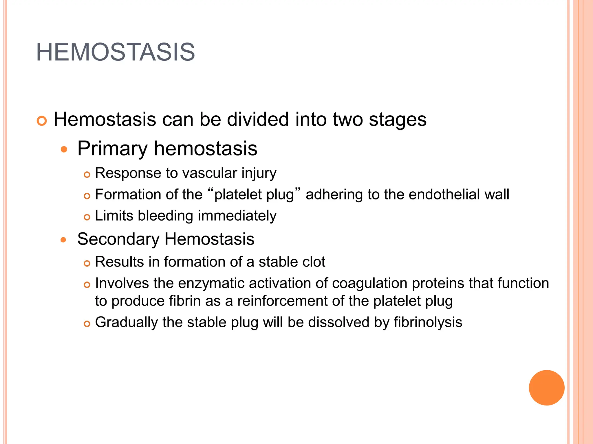 Hemostasis what means and classification | PPT
