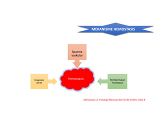 HEMOSTASIs darah HEMOSTASIs darah HEMOST | PPT