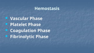 Principles of physiological basics of Hemostasis.pptx