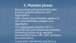 Principles of physiological basics of Hemostasis.pptx | Free Download