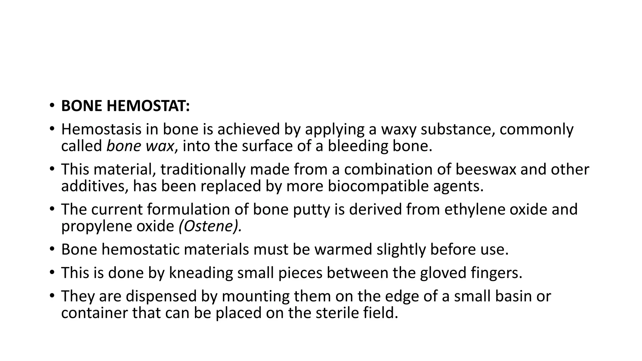Hemostasis in surgery complete Techniques of hemostasis used during ...
