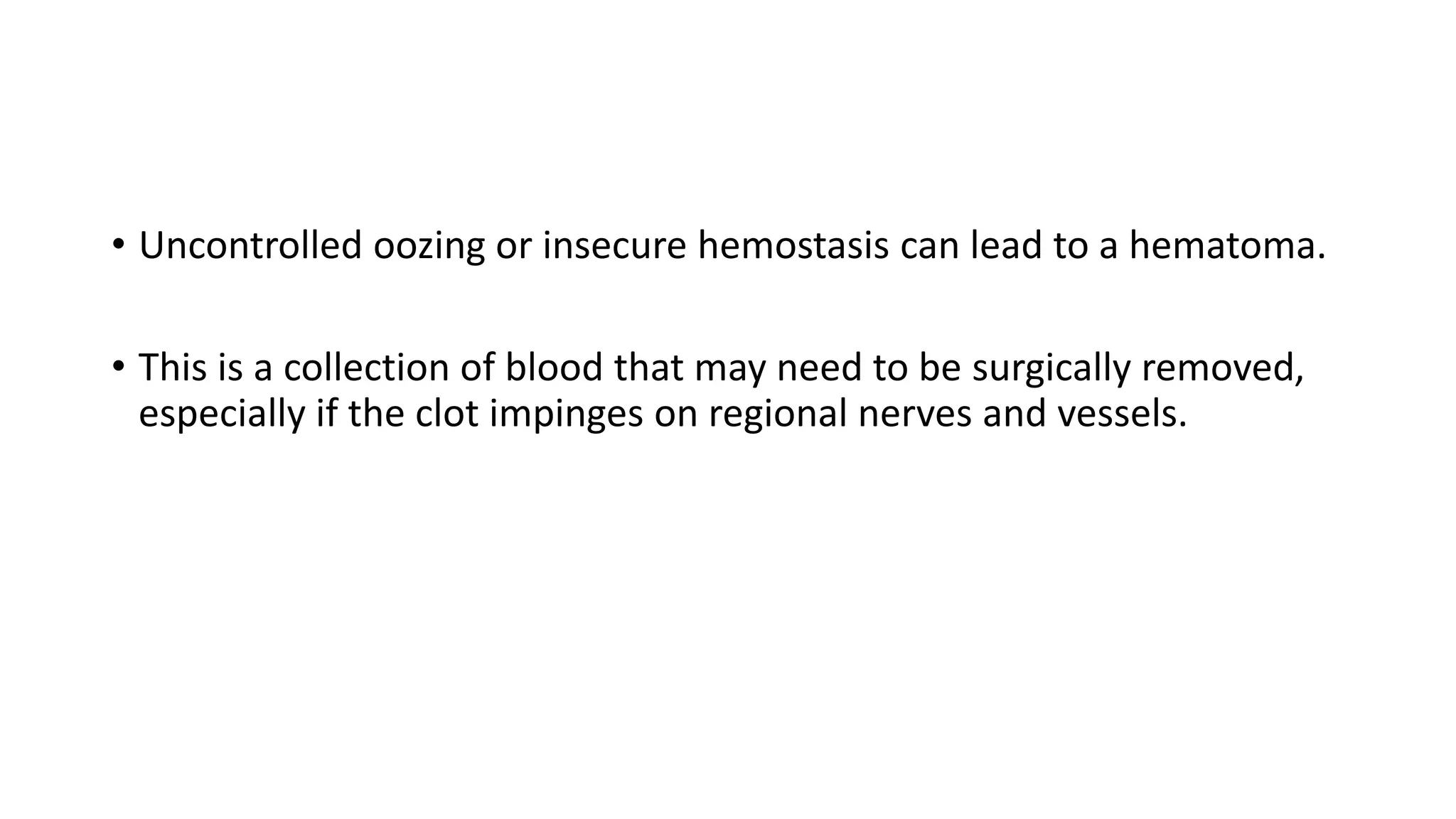 Hemostasis in surgery complete Techniques of hemostasis used during ...