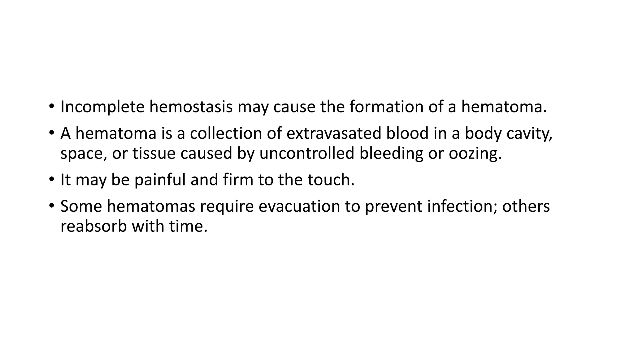 Hemostasis in surgery complete Techniques of hemostasis used during ...