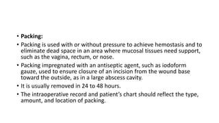 Hemostasis in surgery complete Techniques of hemostasis used during ...