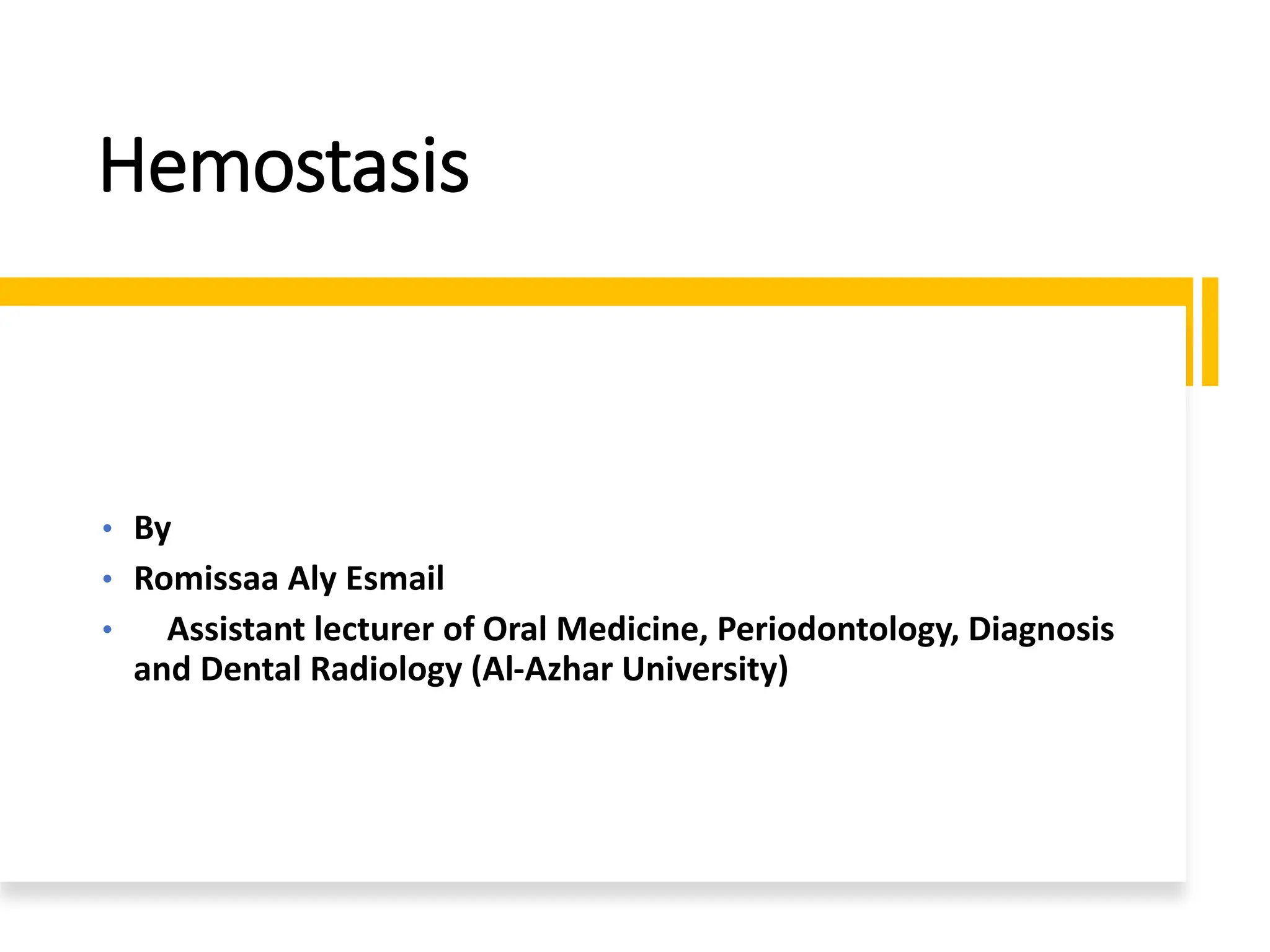 hemostasis :Mechanism and causes of its dysregulation.pdf