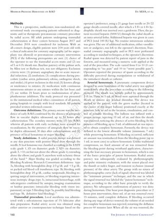 Hemostasis after transradial acess | PDF