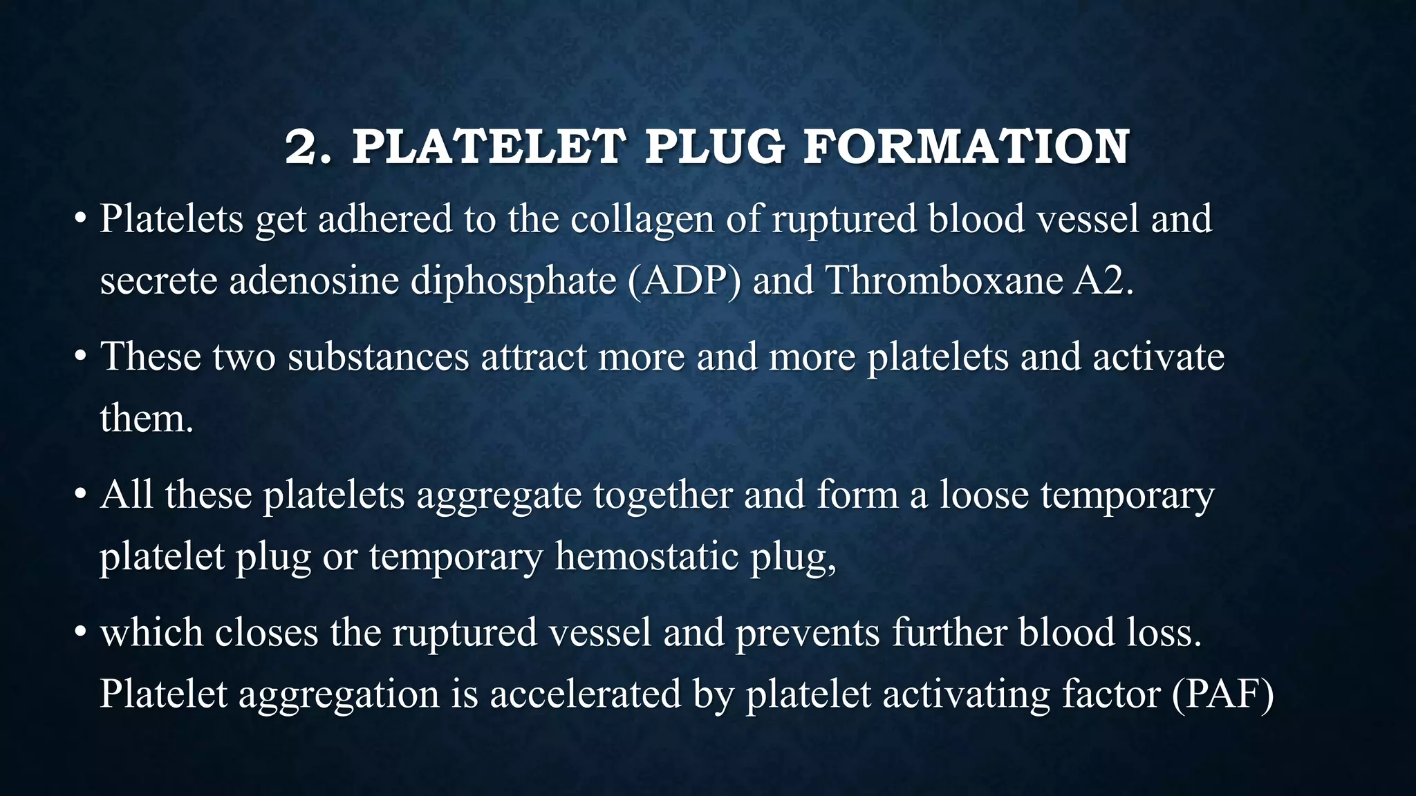 Hemostasis and coagulation of blood For M.Sc & Basic Medical Students ...