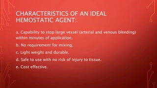 Hemostasis and its Method.pptx