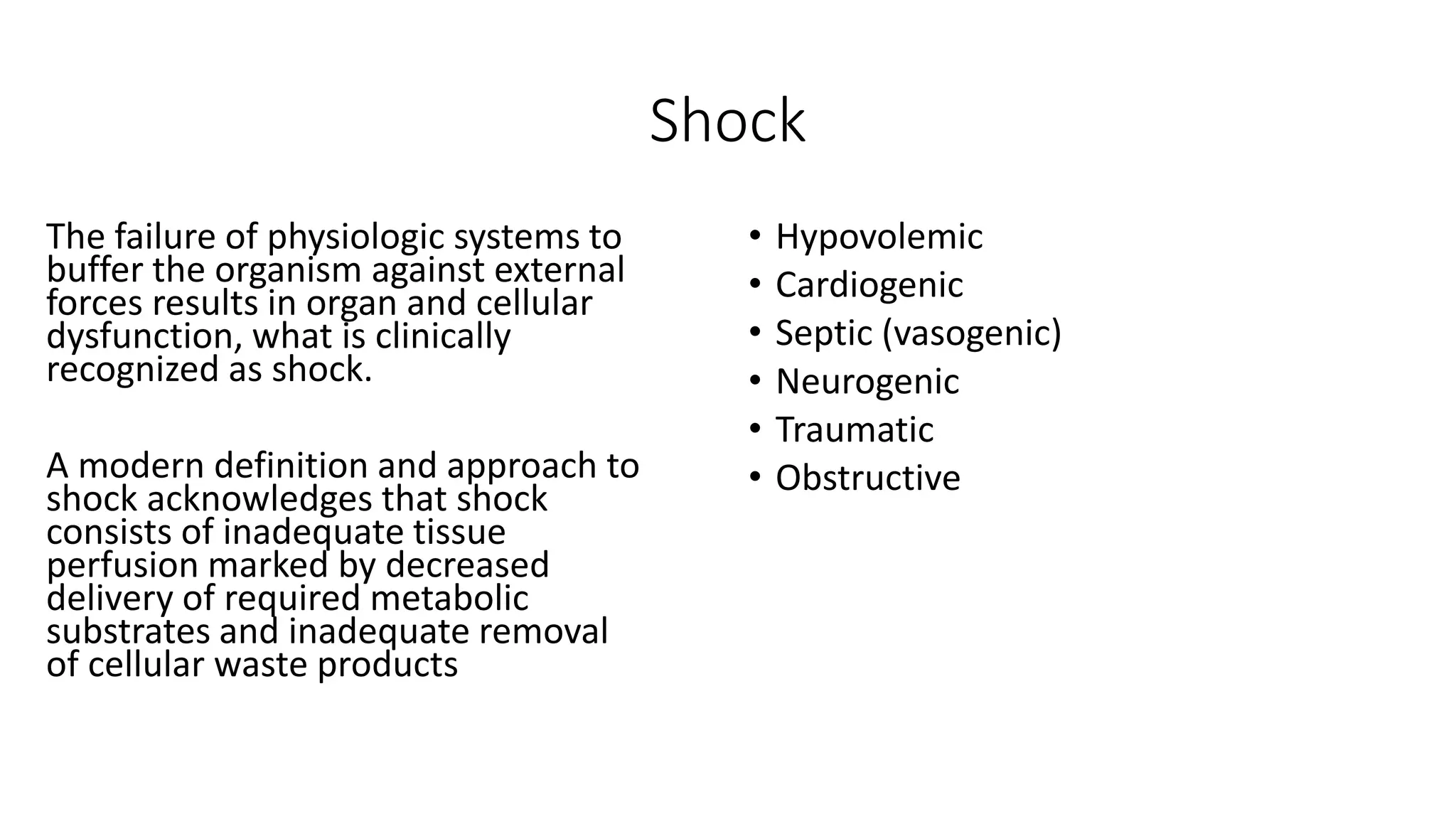 Hemostasis, bleeding, Shock.pptx | Blood Disorders | Diseases and ...