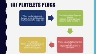 Hemostasis, blood clotting .pptx