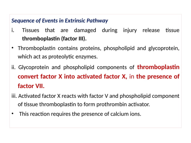 Hemostasis, (Blood clotting), Blood Coagulation, Clot retraction. pptx ...