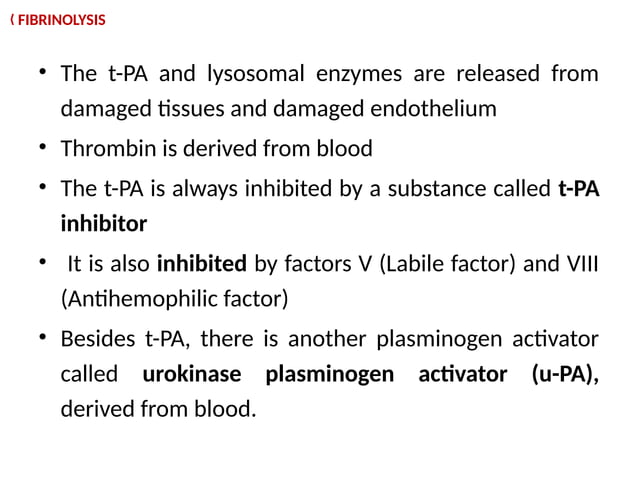 Hemostasis, (Blood clotting), Blood Coagulation, Clot retraction. pptx ...