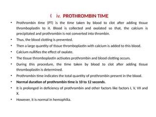 Hemostasis, (Blood clotting), Blood Coagulation, Clot retraction. pptx ...