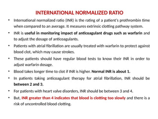 Hemostasis, (Blood clotting), Blood Coagulation, Clot retraction. pptx ...