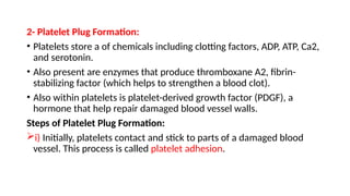 Homeostasis,HEMOSTASIS, BLOOD GROUPING.pptx