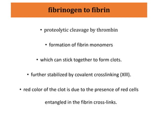 Hemostasis, cloting mechanis | PPT
