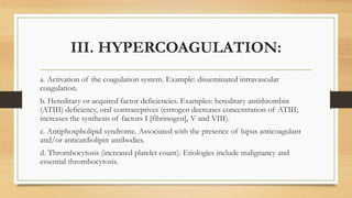 Hemostasis disorder | PPTX