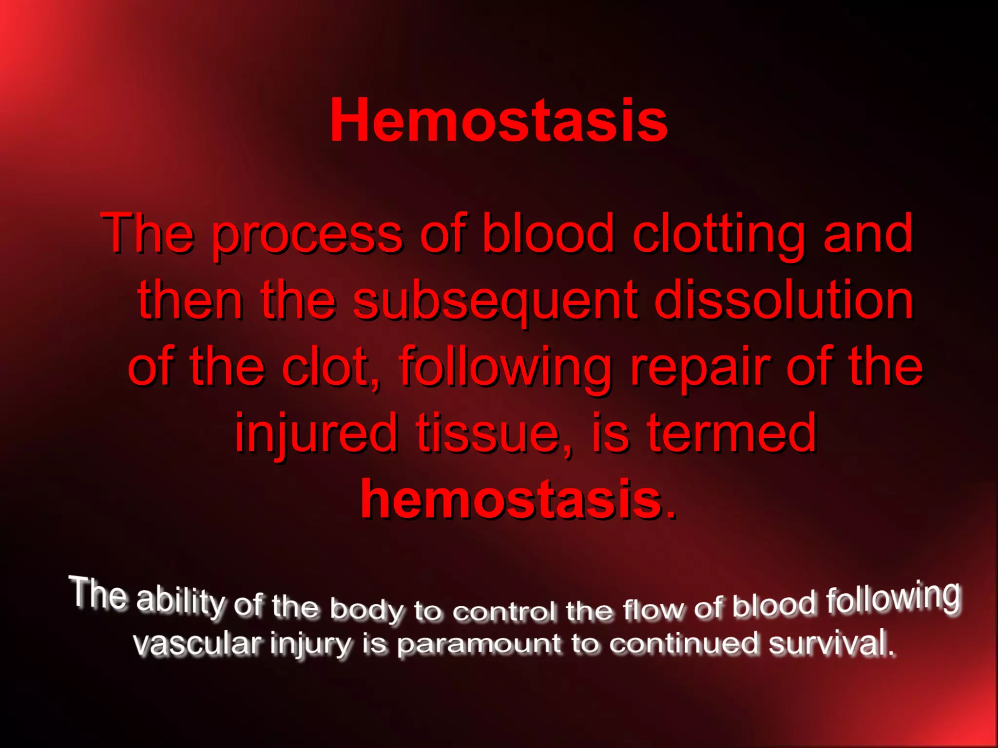 Hemostasis Disorders | PPT