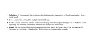 Hemostasis_importance& clinical significance.pptx