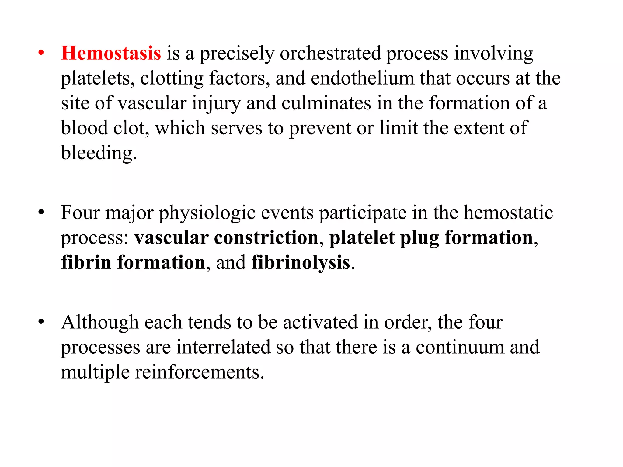 Hemostasis of blood | PPTX