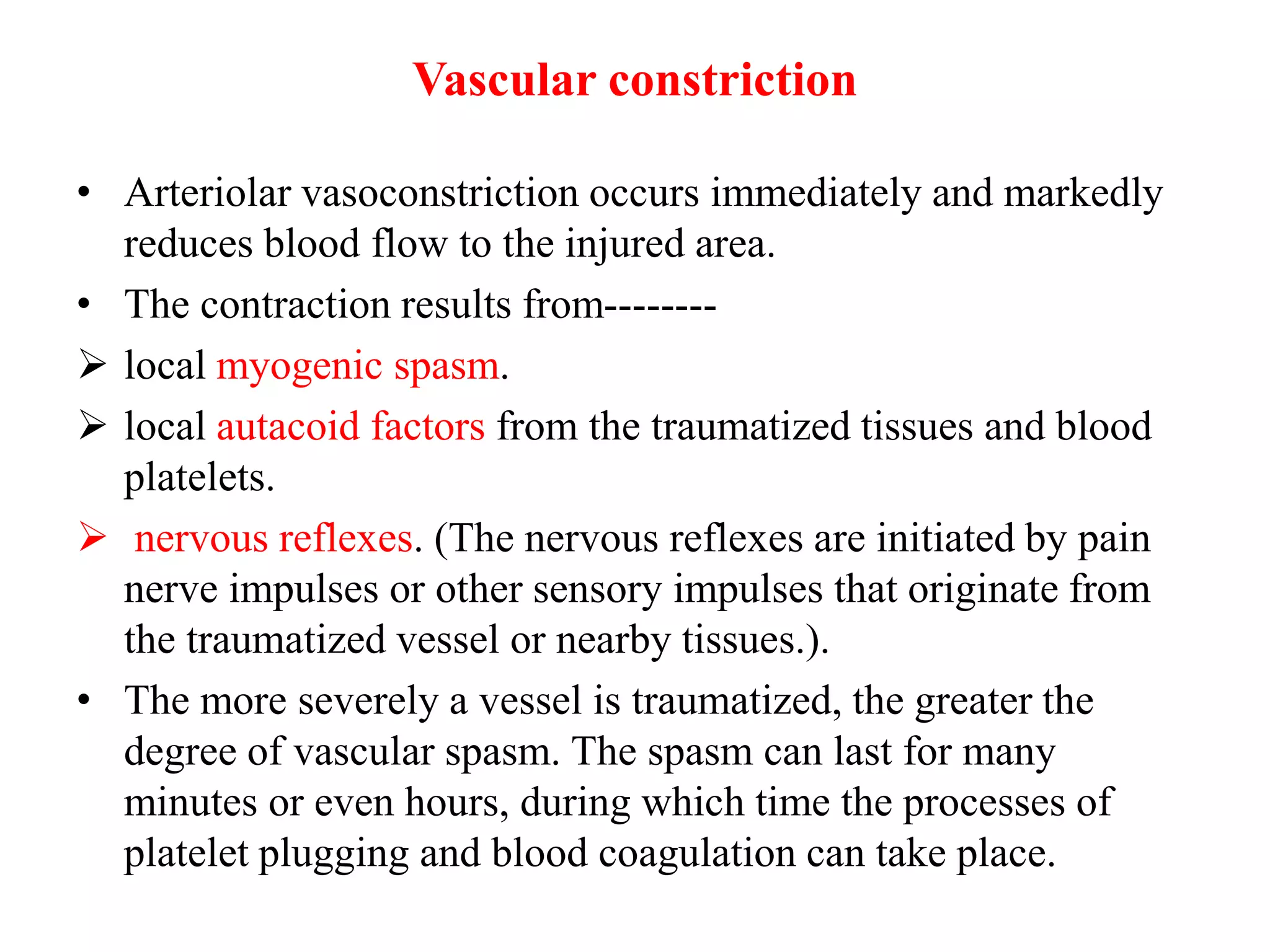 Hemostasis of blood | PPTX