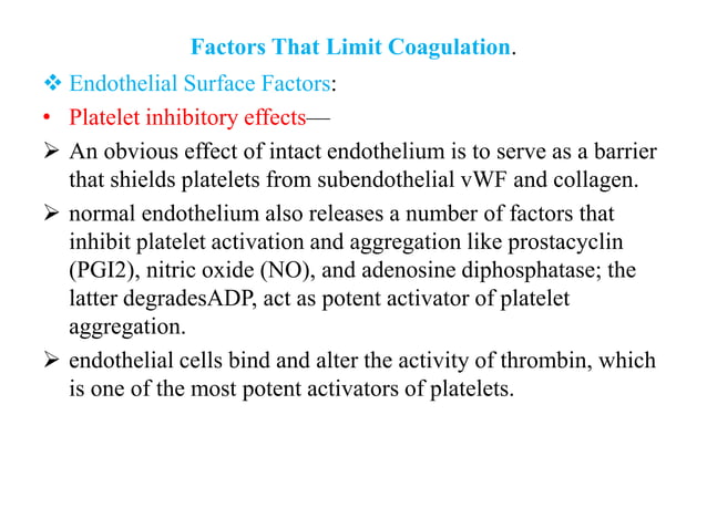 Hemostasis of blood | PPTX
