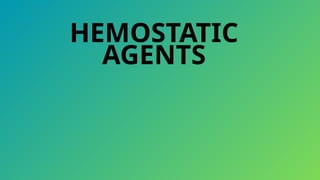 Hemostatic agents in the oral and maxillofacialsurgery.pptx