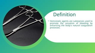 Hemostatic agents in the oral and maxillofacialsurgery.pptx