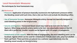 Hemostatic agents in the oral and maxillofacialsurgery.pptx