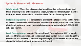 Hemostatic agents in the oral and maxillofacialsurgery.pptx