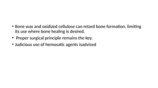 HAEMOSTATIC AGENTS BEING USED IN NEUROSURGERY | PPTX