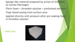 HEMOSTATIC DRUGS IN SMALL ANIMAL PRACTICE | PPTX