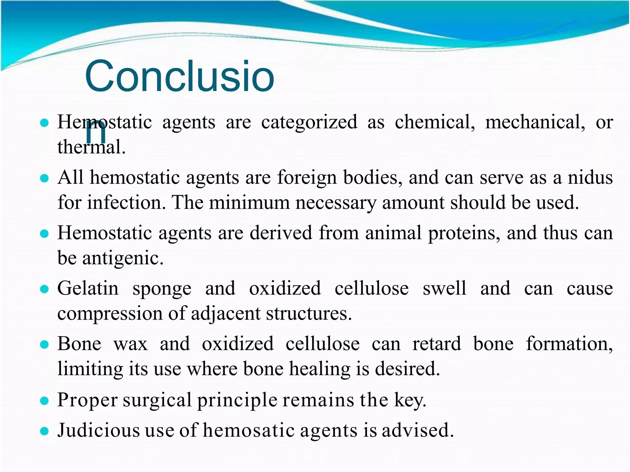 Hemostats in neurosurgery | PPTX