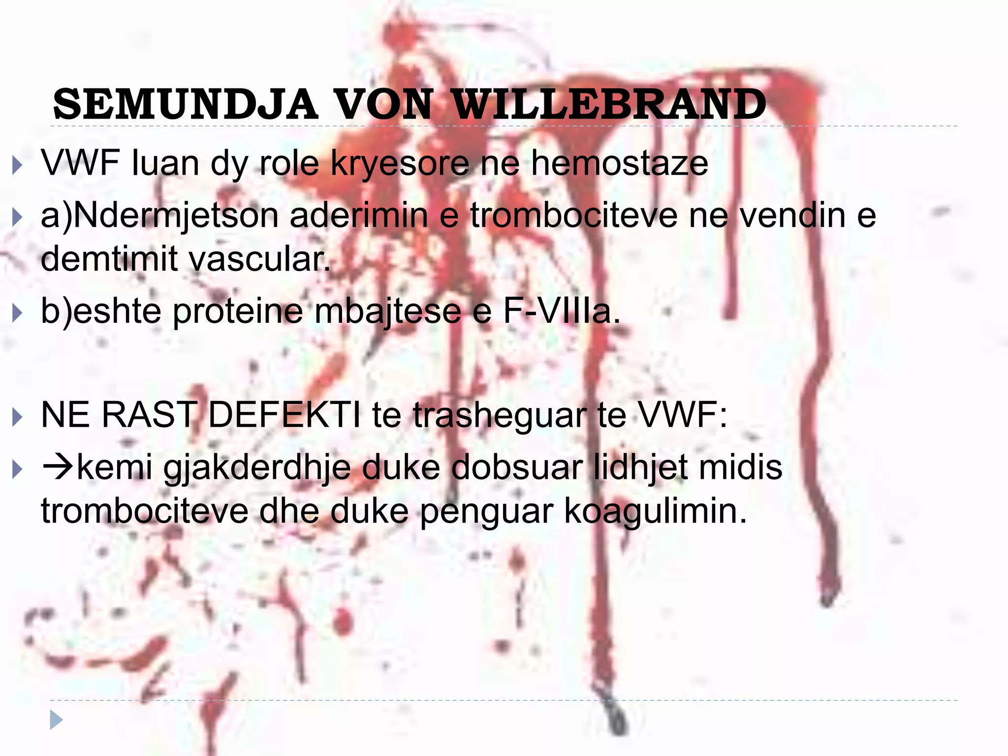 Hemostaza primare dhe sekondare | PPTX