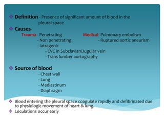 Hemothorax