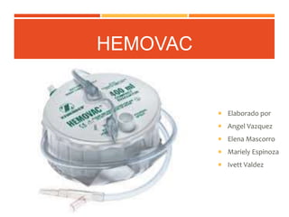 Hemovac | PPTX
