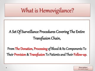 Hemovigilance | PDF