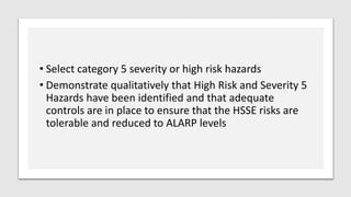 Hazard and Effect Management Process (HEMP) | PPTX