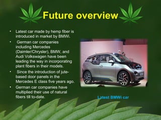Hemp as material | PPT