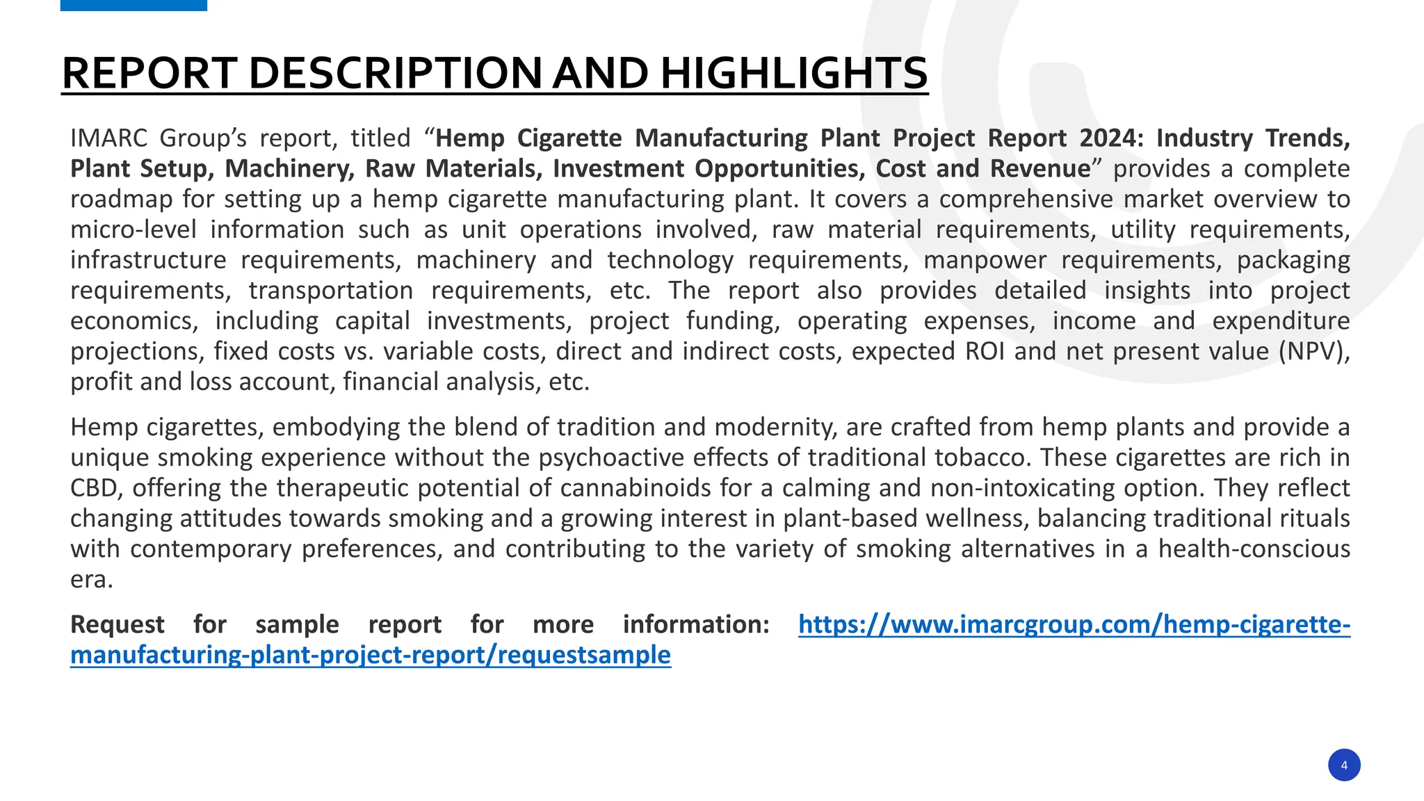 Hemp Cigarette Manufacturing Plant Project Report.pdf