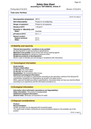 Hemp data sheet | PDF | Chemistry | Science