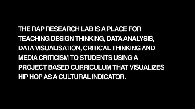 Hive NYC Project Learning Lab - Rap Research Lab | PDF