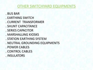 switching substation, plcc and scada | PPTX